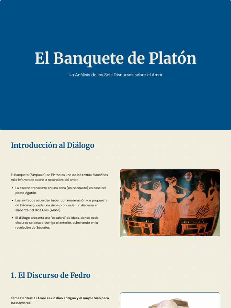 El Banquete de Platón | PDF