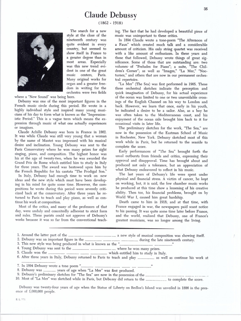 Debussy Handout | PDF