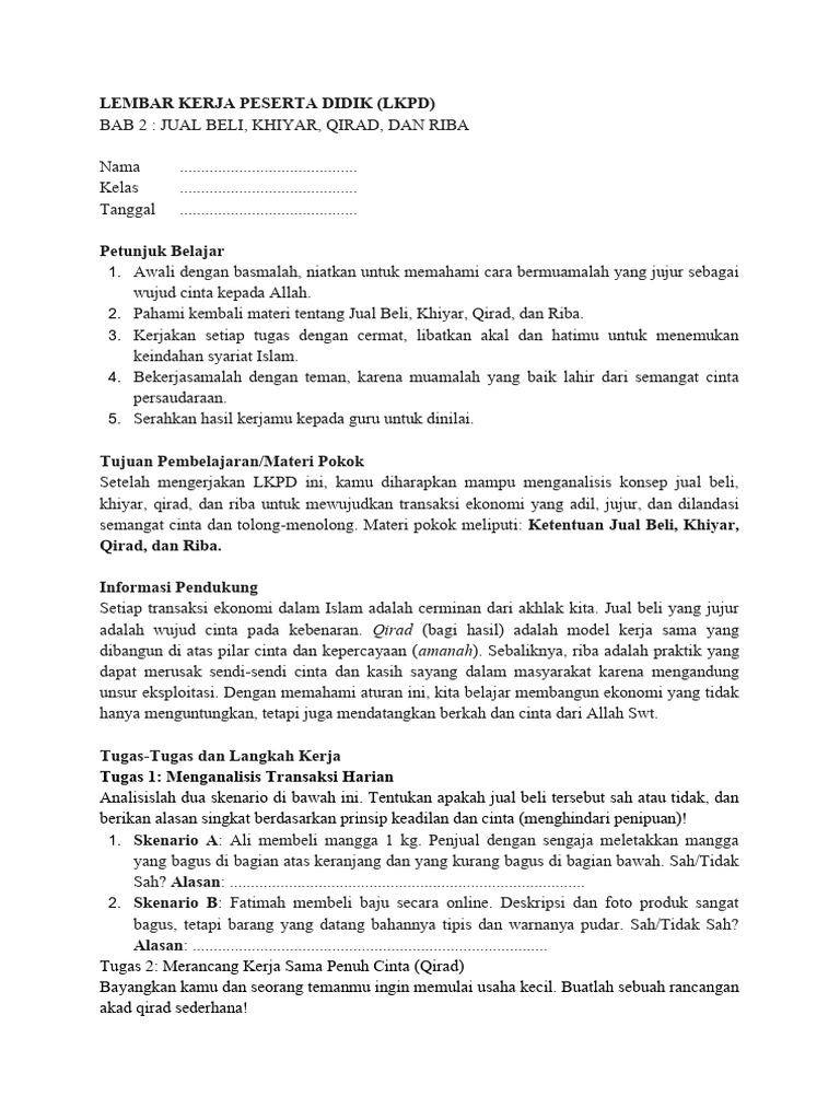 LKPD 2 | PDF