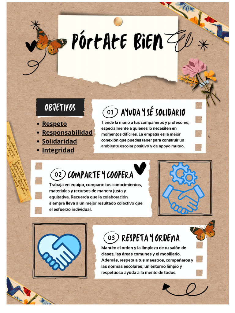 Cartel Portate Bien | PDF
