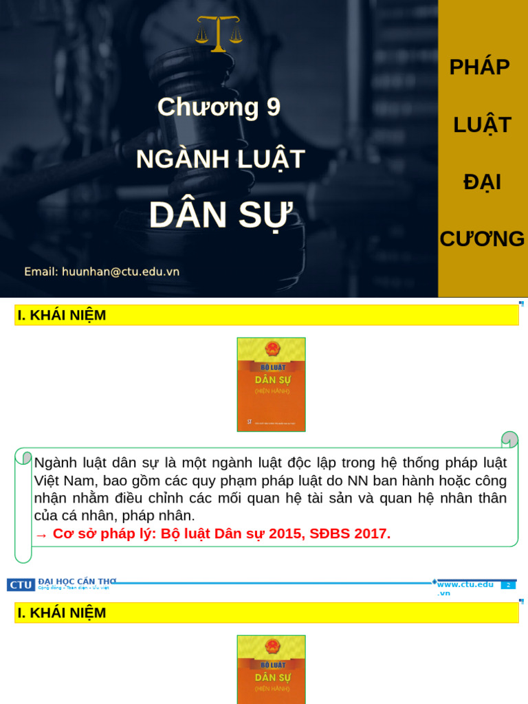 Kl001-Chuong 09- Nganh Luat Dan Su-phn | PDF