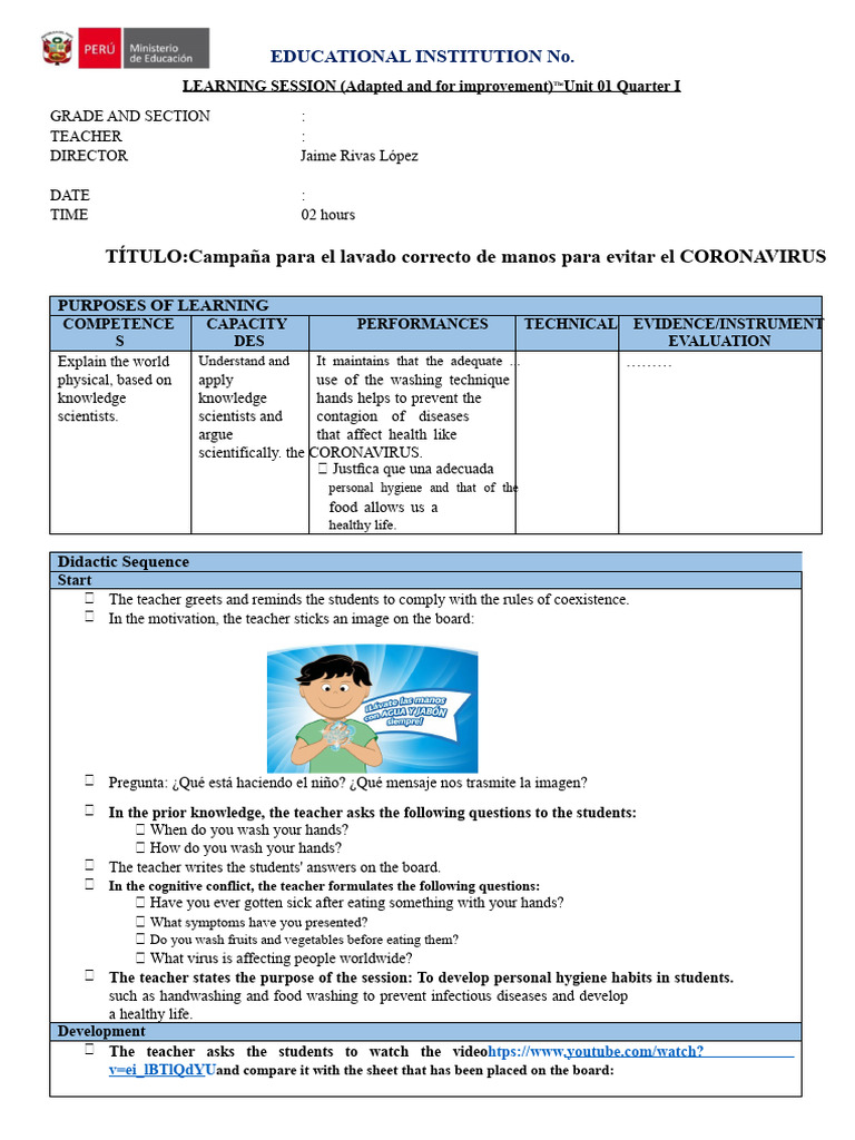 Handwashing Session | PDF | Hand Washing | Microbiology