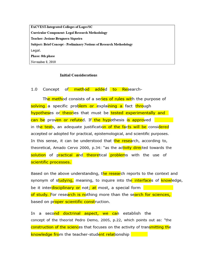Legal Research Methodology Overview | PDF | Theory | Knowledge