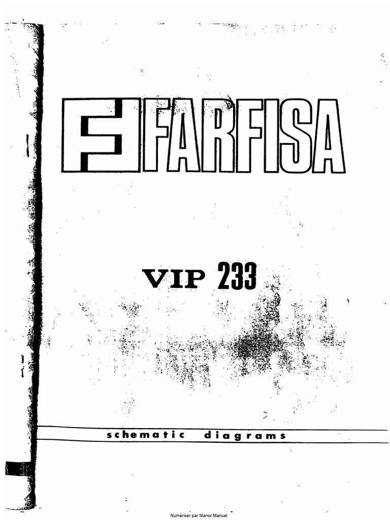 Schéma de Circuit Farfisa VIP-233 | PDF
