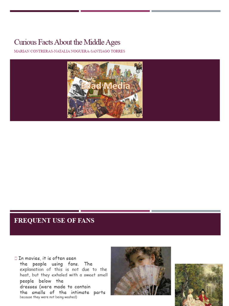 Curious Facts About The Middle Ages | PDF | Hygiene