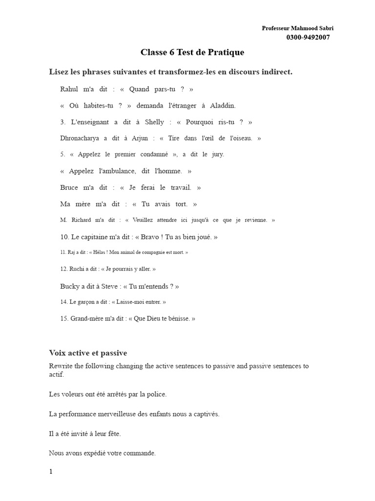 Transformation de phrases et grammaire française | PDF | Phrase | Adverbe