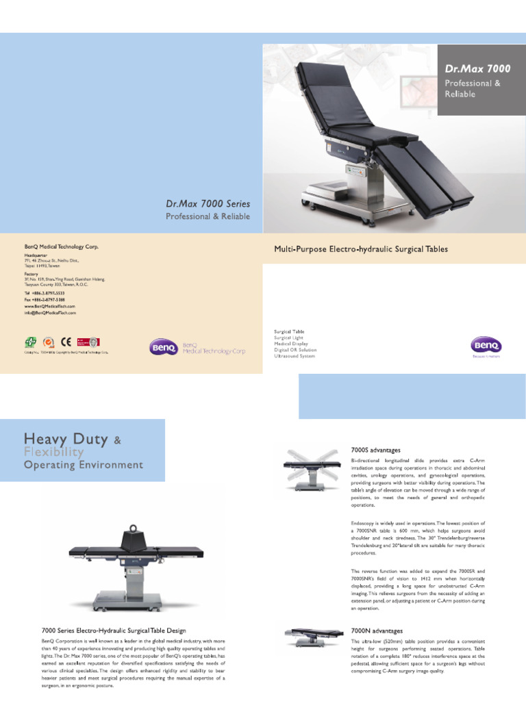 Benq Dr. Max 7000 Series | PDF
