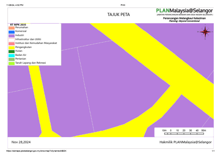 Peta RT MPK 2035 Selangor | PDF