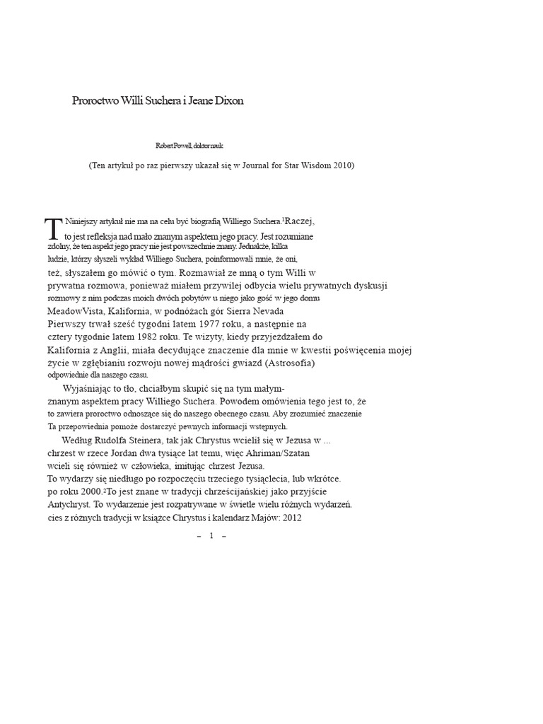 Proroctwo Dixona | PDF
