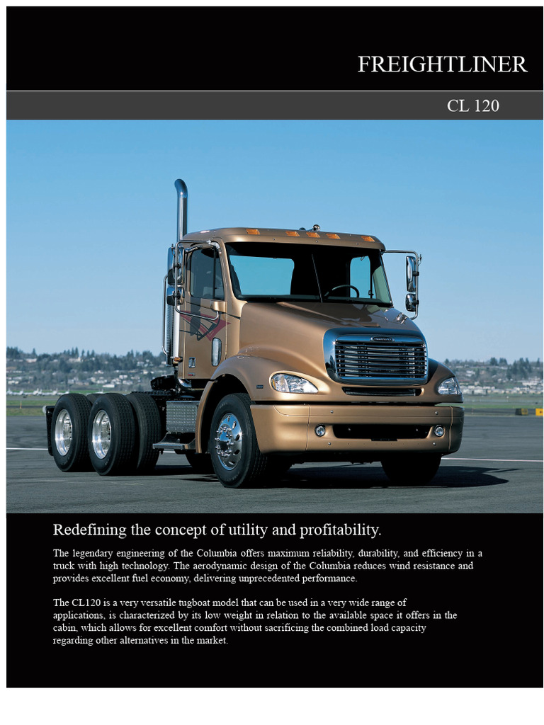 Freightliner CL 120 | PDF | Truck | Anti Lock Braking System