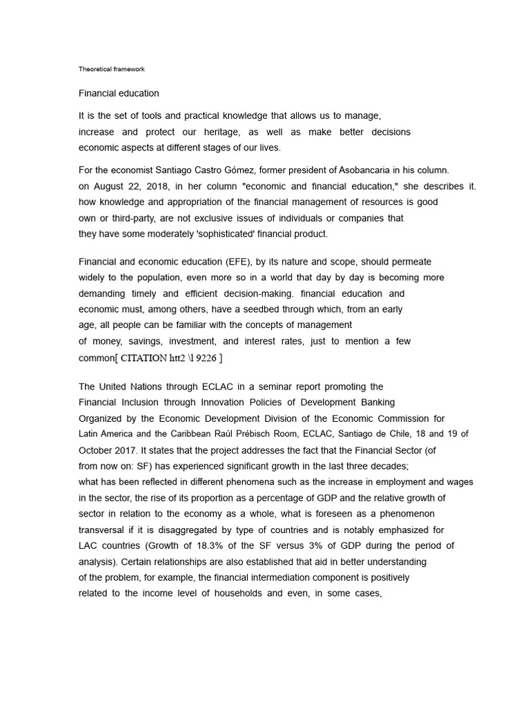 Theoretical Framework | PDF | Economic Growth | Income