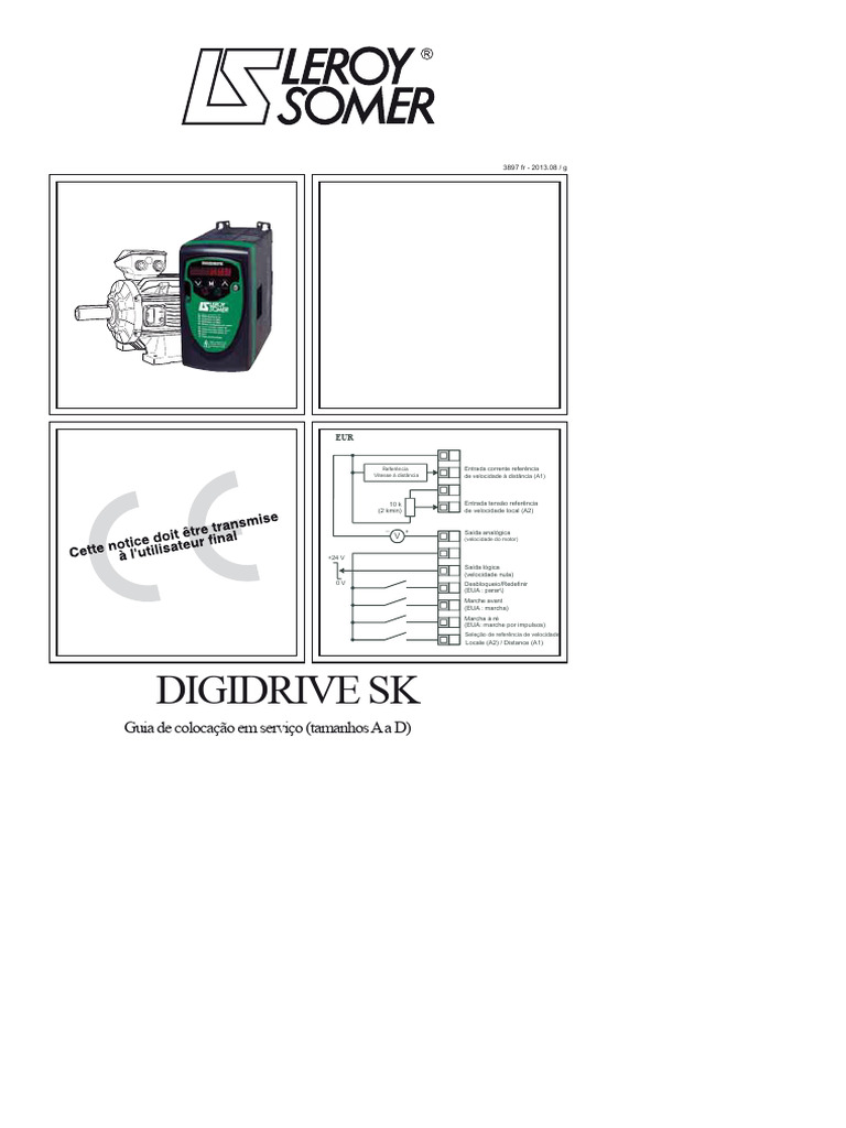 Guia de Serviço Digidrive SK - Leroy Somer | PDF | Capacitor | Rede ...
