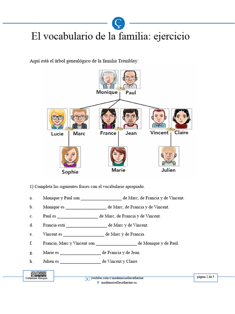 Ejercicio Familia | PDF