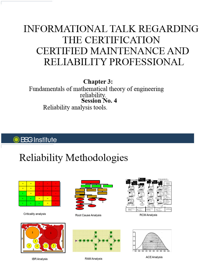 Reliability Analysis Tools | PDF | Reliability Engineering | Risk