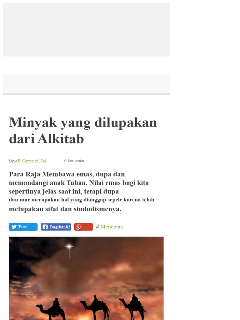 Makna Dupa dan Mur dalam Alkitab | PDF