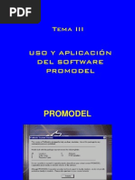 Manual de Practica Promodel | PDF | Simulación | Programa de computadora