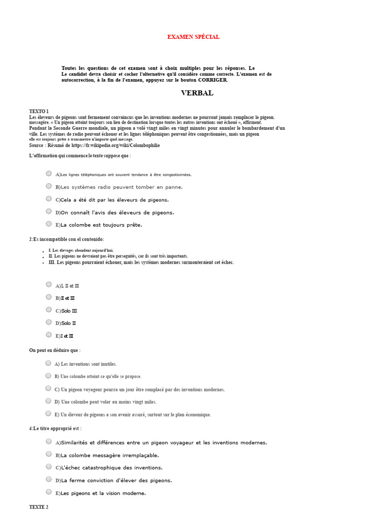 Simulation D'examen D'admission USMP | PDF | Chimie