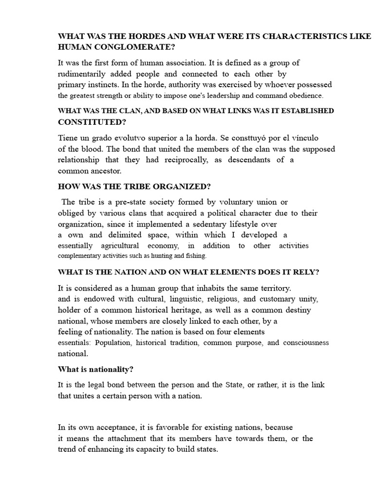 Understanding Human Social Structures | PDF | Nation | Political Science