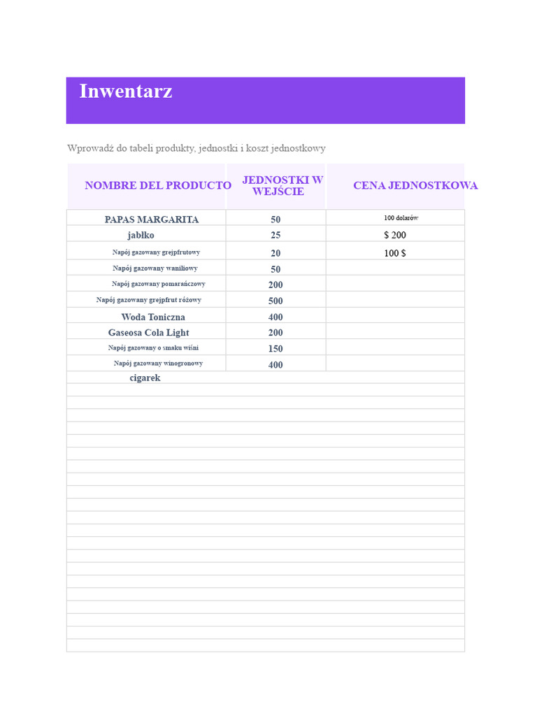 Arkusz Excel Analiza Sprzedaży | PDF