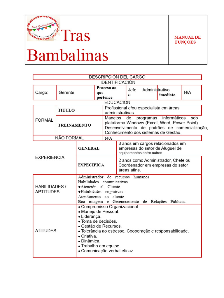 Manual de Funções Administrativas e Logísticas | PDF | Gestão de ...
