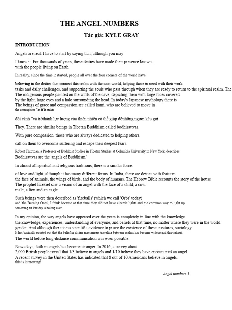Angel Numbers | PDF | Angel | Love