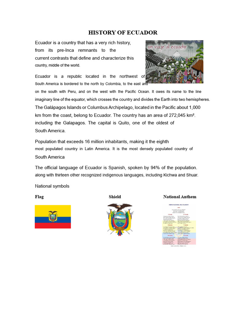 History of Ecuador PDF | PDF | Ecuador