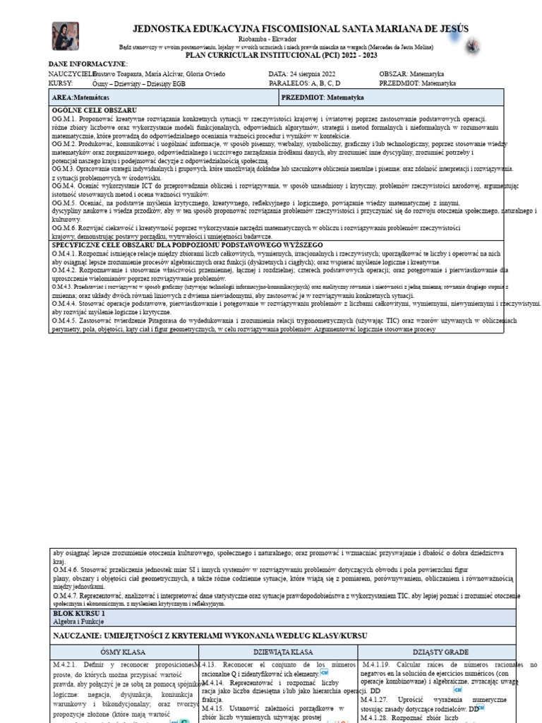 PCI MATE 2022-2023 8kl 9kl 10kl | PDF