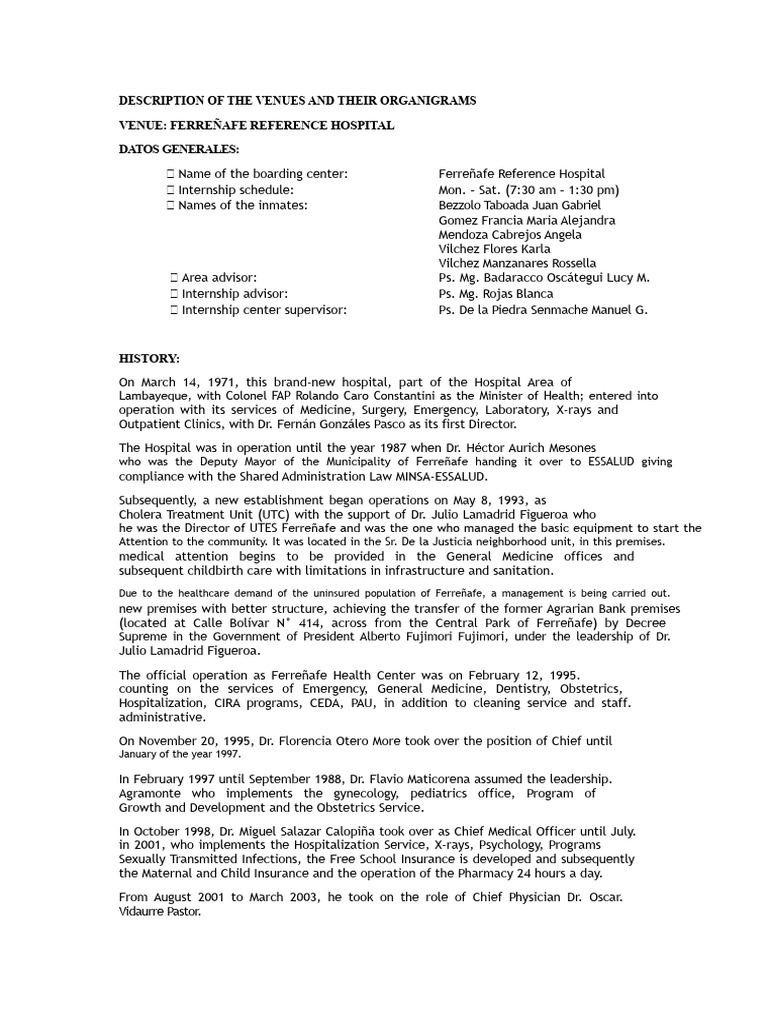 Description of The Headquarters and Their Organizational Charts | PDF ...