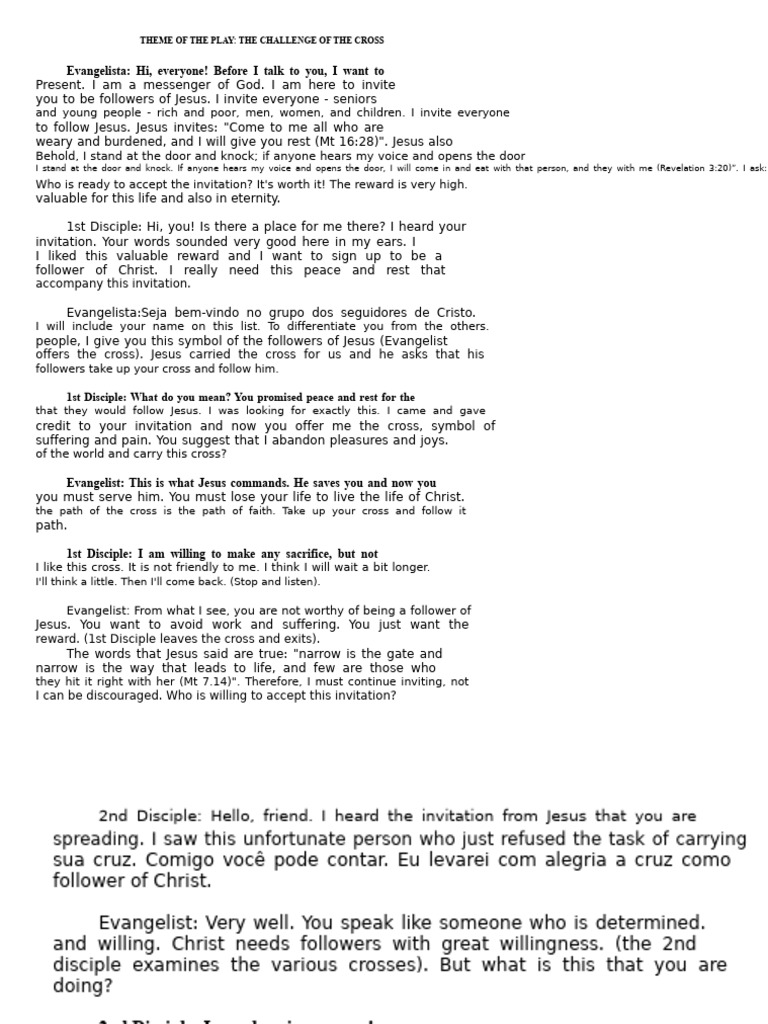 The Challenge of The Cross | PDF | Jesus | Disciple (Christianity)