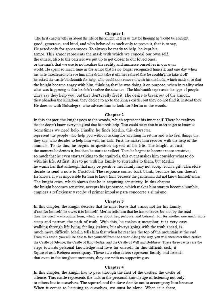 The Knight in Rusty Armor Summary | PDF | Knowledge