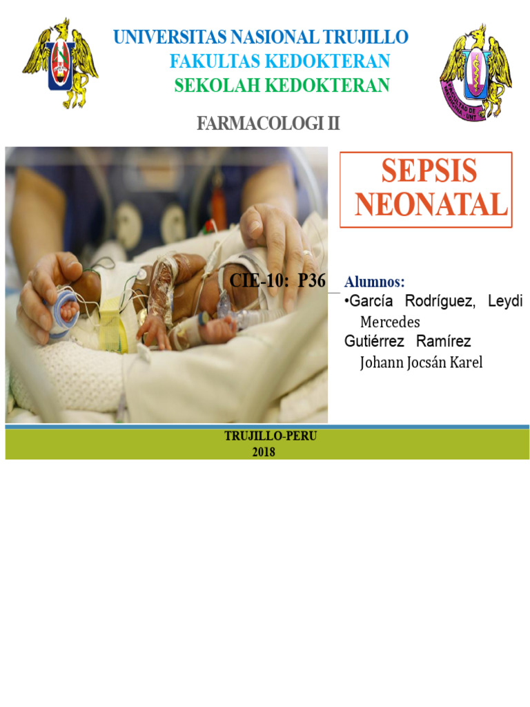 Sepsis Neonatal: Epidemiologi dan Terapi | PDF