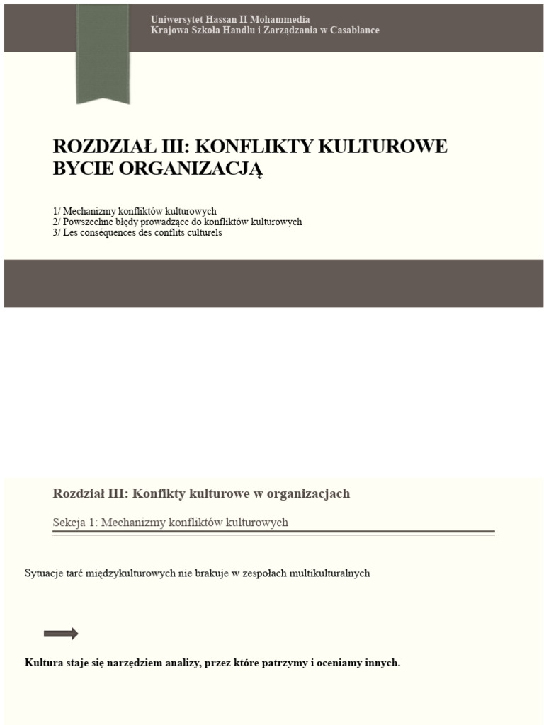 konflikty kulturowe | PDF