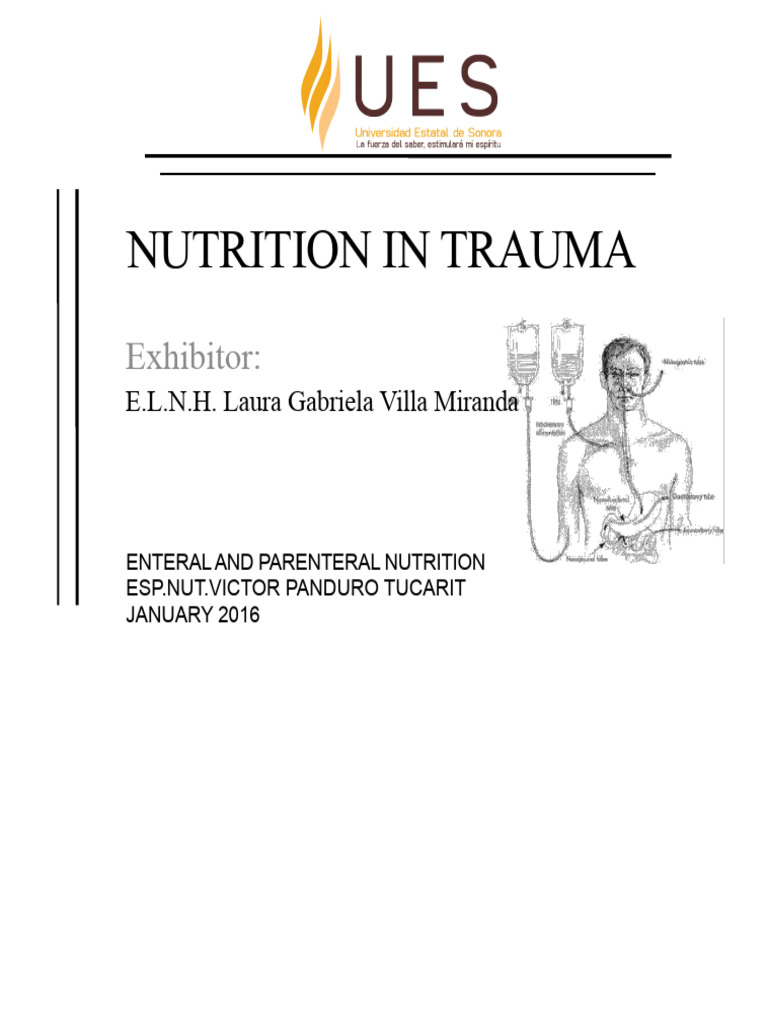 Nutrition in Trauma | PDF | Medical Specialties | Biochemistry