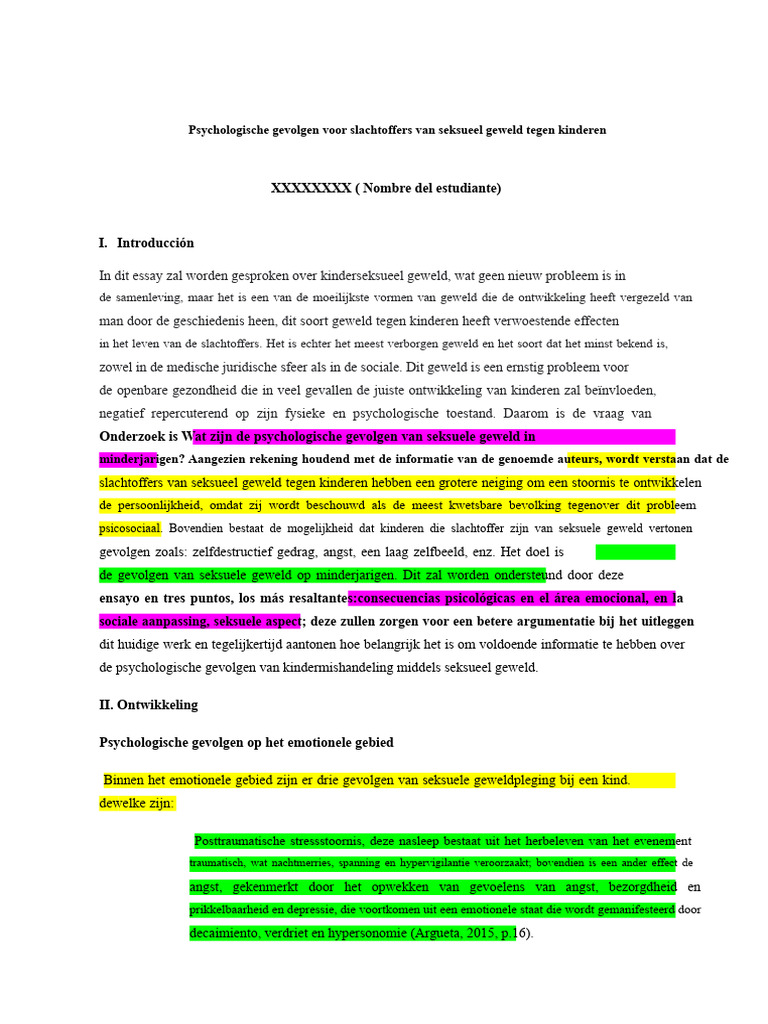Achtergrond, Cita, Gevolg | PDF