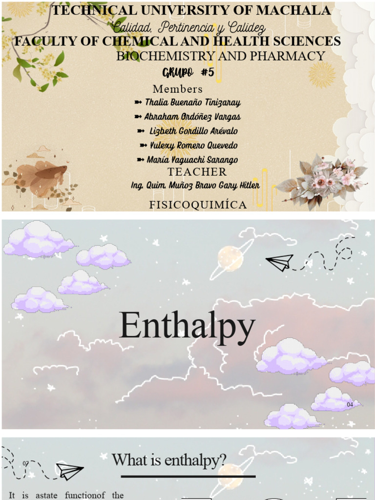 ENTHALPY | PDF | Enthalpy | Heat