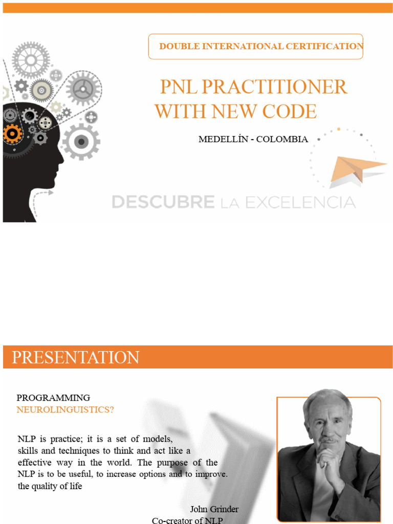 New Code of NLP | PDF | Neuro Linguistic Programming | Psychological ...