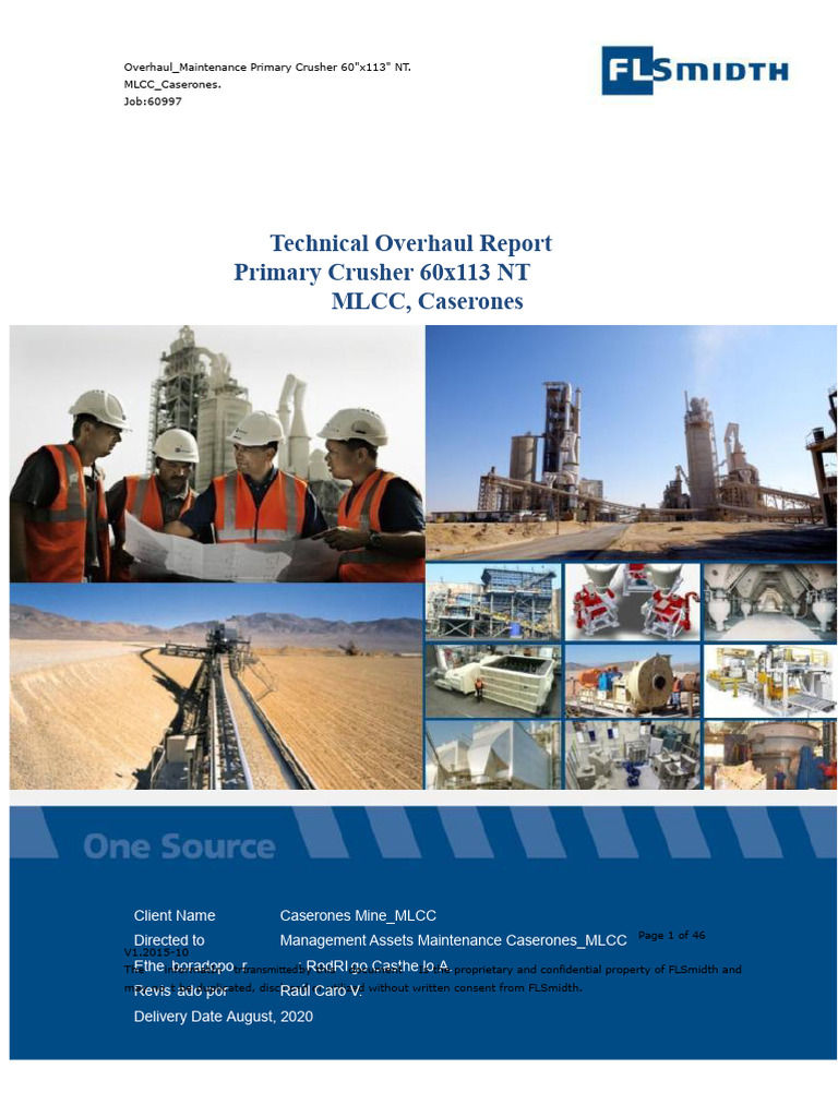 Major Maintenance Report CH_Primaro MLCC Rev1 | PDF | Piston ...