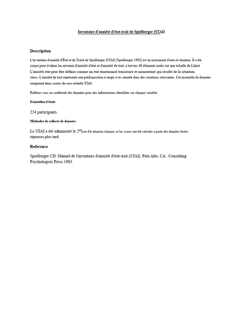 Stai PDF | PDF