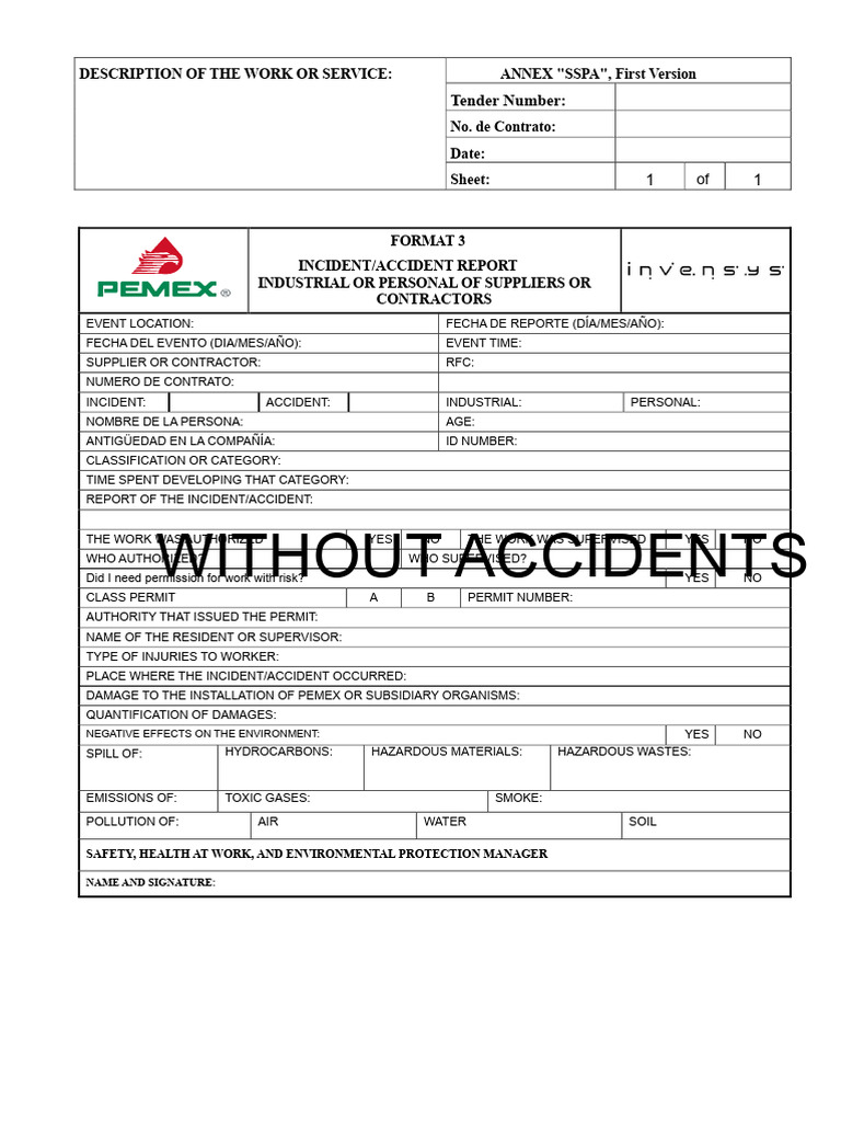 Annex SSPA Format 3 | PDF