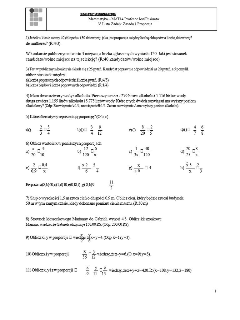 03 - Przyczyna I Proporcja | PDF
