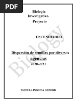 Tipos de Dispersión de Semillas | PDF | Semilla | Técnicas hortícolas