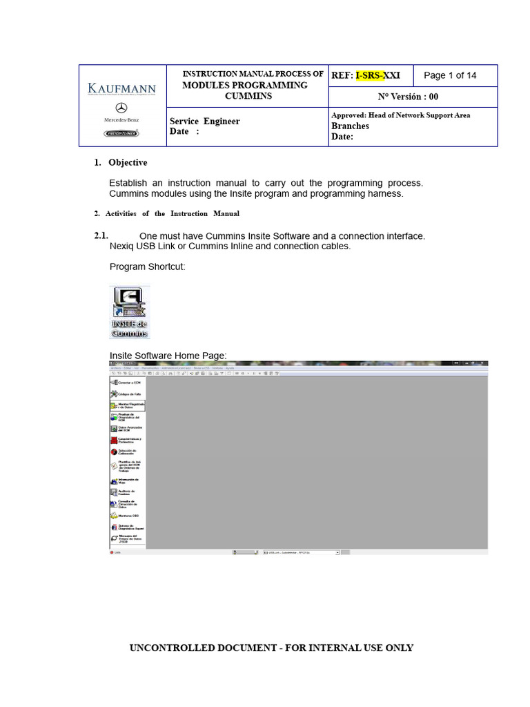 Instruction Manual for Cummins Module Programming Part I | PDF ...