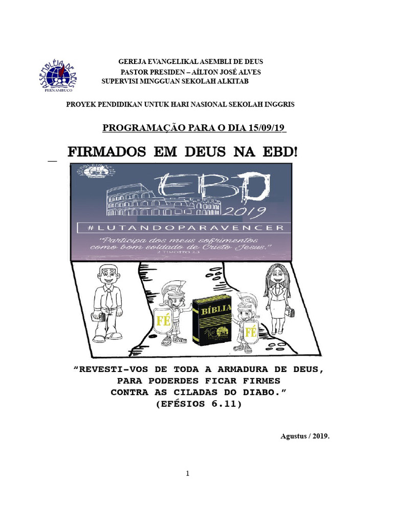 Program EBD: Diteken Dalam Tuhan | PDF