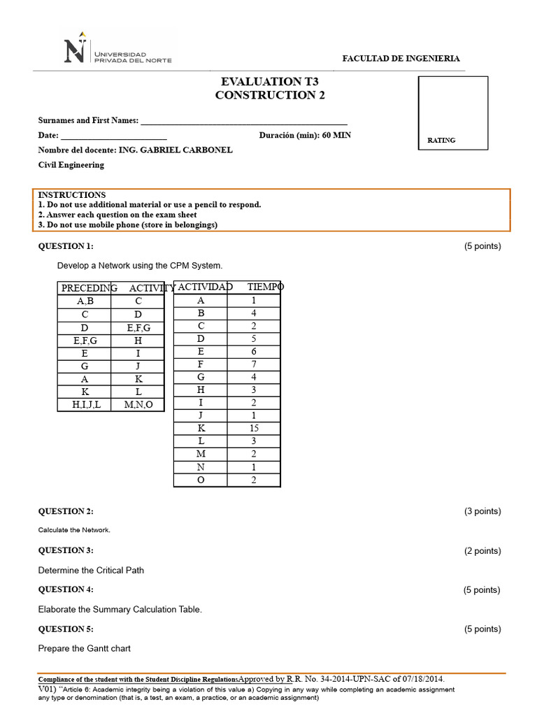 t3 Construction 2 Solutions | PDF