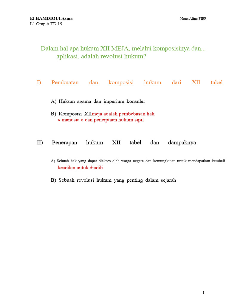 Disertasi tentang Hukum Dua Belas Meja | PDF