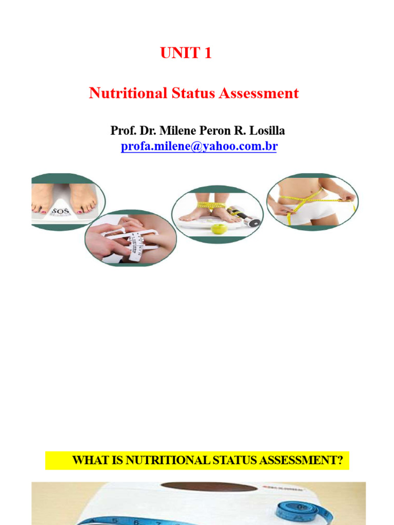 LESSON 1 - Introduction to Evaluation of En | PDF | Nutrition | Diet ...