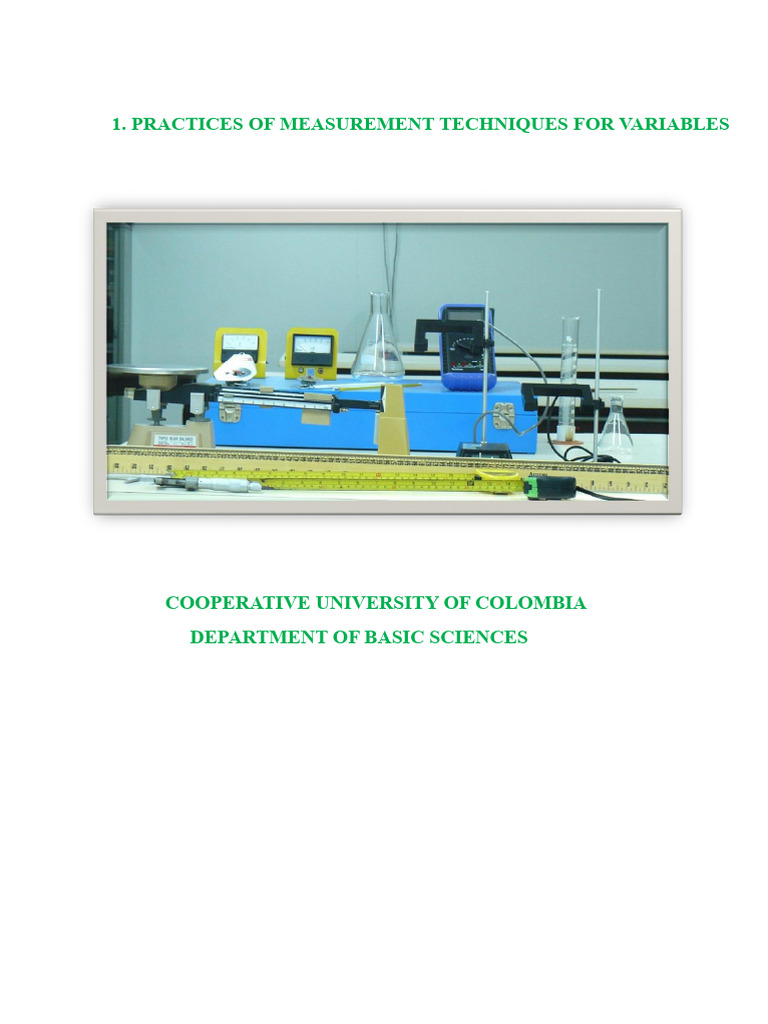 Measurement Techniques in Physics Lab | PDF | Voltage | Power Supply