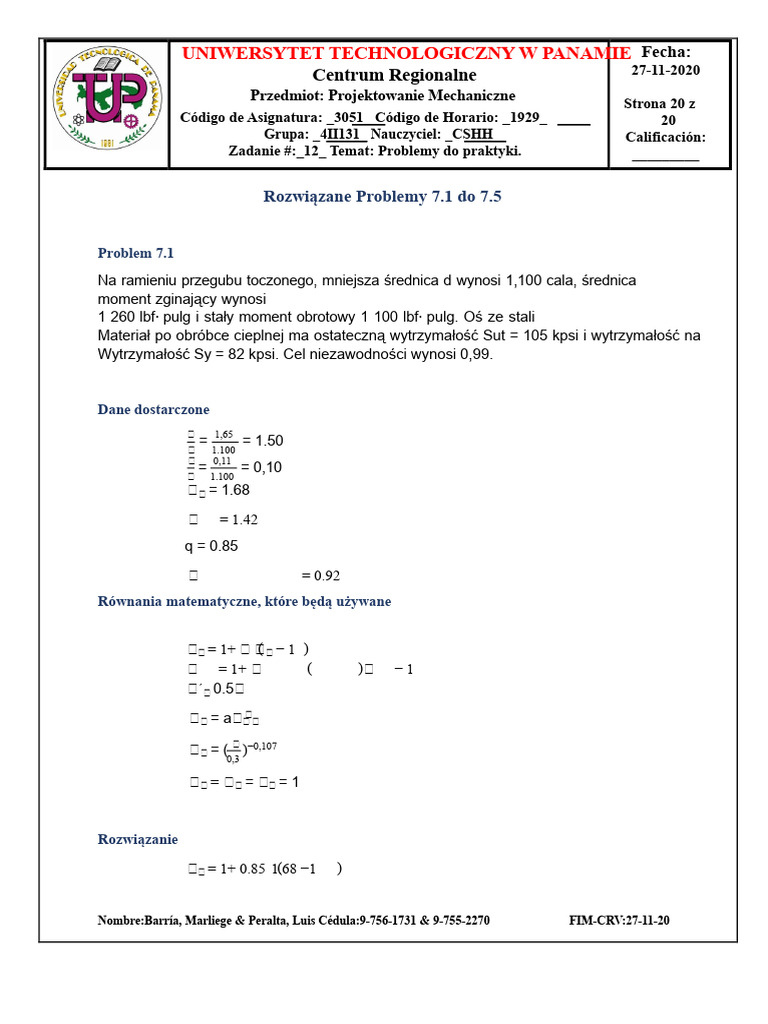 24 - CRV - Zadanie 11 - 2 Semestr 2020 | PDF