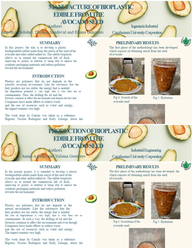 Production of Edible Bioplastic | PDF | Biodegradation | Plastic