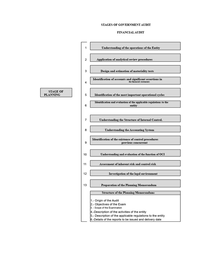 Stages of Government Audit | PDF | Audit | Internal Control